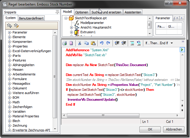 Autodesk Inventor FAQ: Bauteilnummer (iProperty) in Skizze als Text ...
